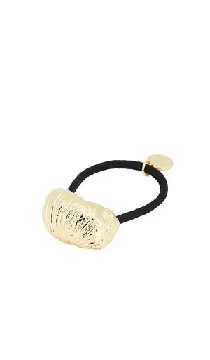 LELET NY Seashell Mini Pony Cuff In Metallic - Gold