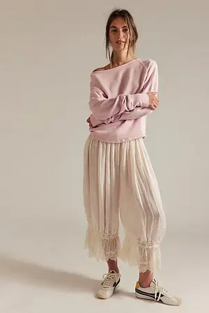 Free People Jess Long Sleeve - Pink Heather