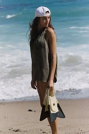 Free People Tiny Dancer Tunic Tank - Seagrass