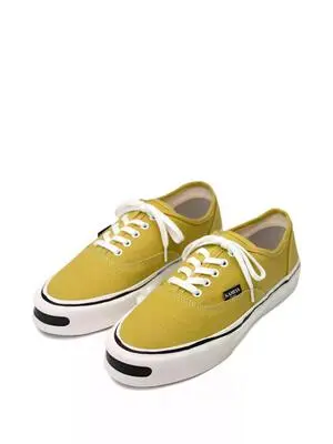 KAMIYA Herc Canvas Lace-up Sneakers - Yellow