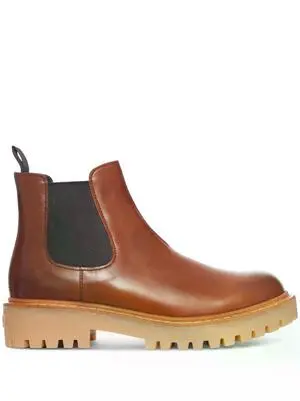 Prada Leather Chelsea Boots