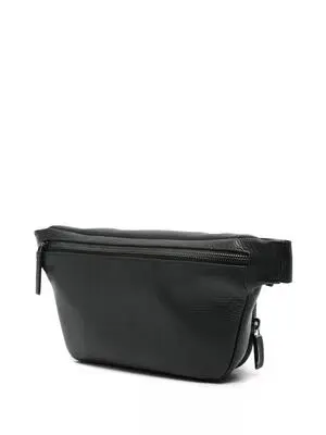 PIQUADRO Logo-plaque Leather Belt Bag