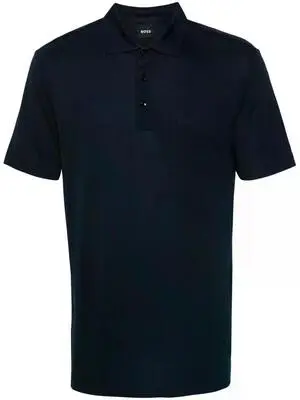 BOSS Logo-embroidered Polo Shirt