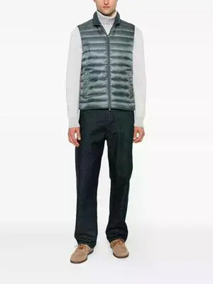 Herno Quilted Sleeveless Vest - Blue