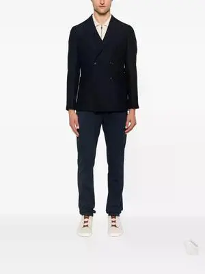 BOSS Double-breasted Jacket - Blue