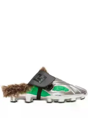 Balmain Half Time Slippers - Grey