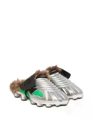 Balmain Half Time Slippers - Grey