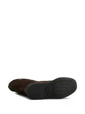 TOD'S Suede Knee-high Boots - Brown