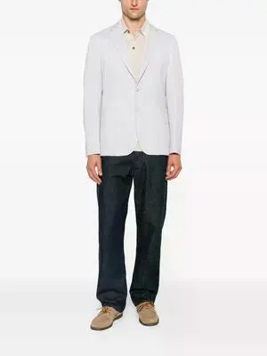 BOSS Checked Cotton-blend Jacket