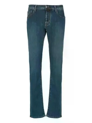 Jacob Cohen Contrast-stitching Jeans - Blue