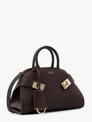 FERRAGAMO Hug Mini Leather Shoulder Bag
