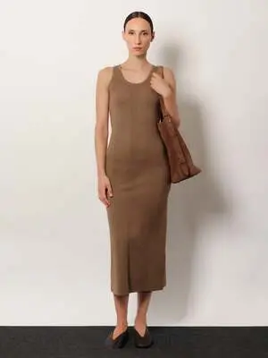 Max Mara Aceri Virgin Wool Long Dress
