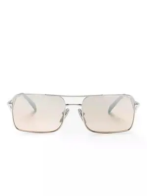 Prada Rectangle-frame Sunglasses - Silver