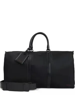 Kiton Holdall With Logo Detail - Black
