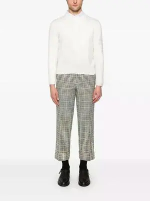 Thom Browne 4-bar Stripe Crew-neck Sweater