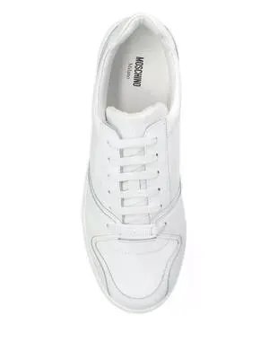 Moschino Lace-up Panelled Sneakers