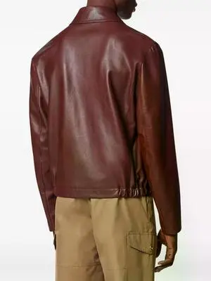 Versace Biker-style Leather Jacket