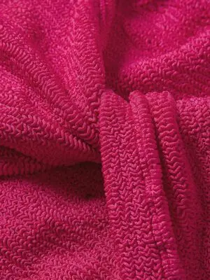Hunza G Coverage Juno Bikini Set - Metallic Raspberry