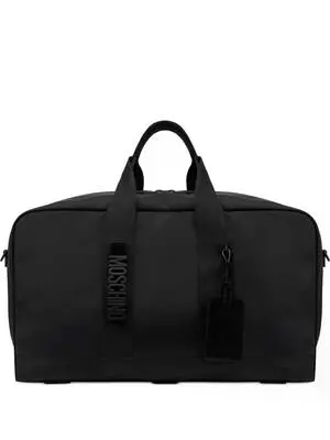 Moschino Logo-plaque Holdall - Black