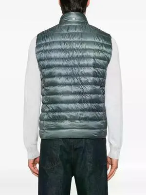 Herno Quilted Sleeveless Vest - Blue