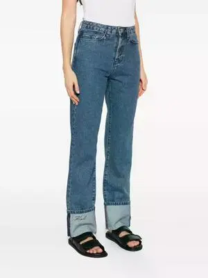 Karl Lagerfeld Cuffed-hem Jeans