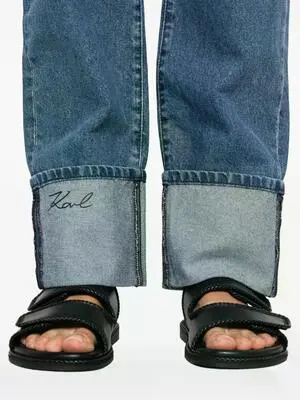 Karl Lagerfeld Cuffed-hem Jeans