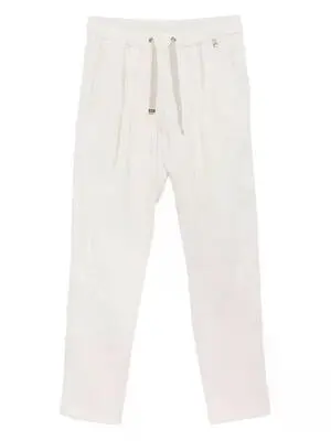 Herno Resort Pleated Drawstring Trousers - Neutrals
