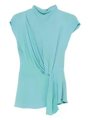 Karl Lagerfeld Asymmetric Draped Top