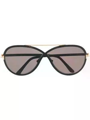 TOM FORD Round-frame Oversize Sunglasses - Black