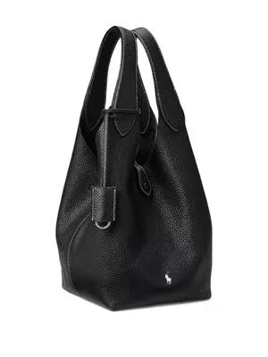 Polo Ralph Lauren Leather Tote Bag - Black