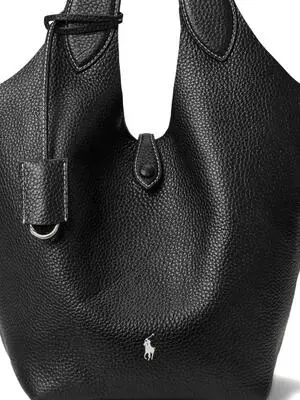 Polo Ralph Lauren Leather Tote Bag - Black