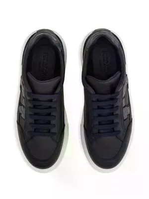 FERRAGAMO Leather Panelled Sneakers