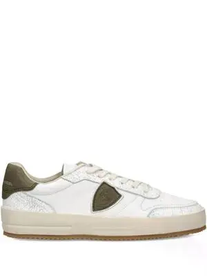 Philippe Model Leather Panelled Sneakers