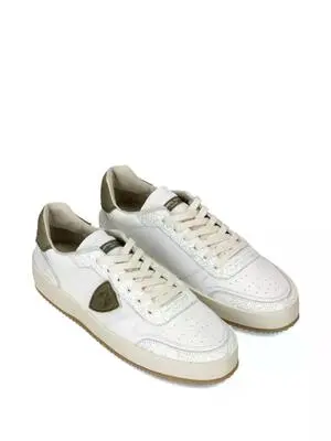 Philippe Model Leather Panelled Sneakers