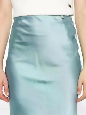Herno Satin Bias-cut Skirt