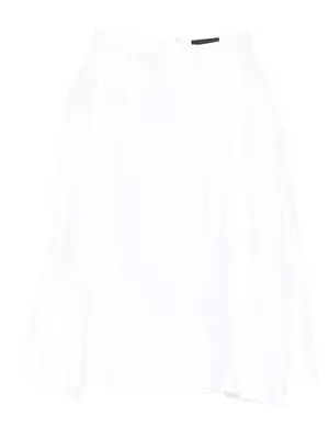 Simone Rocha Bow Hip-detailed Midi Skirt - White