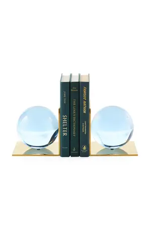 Jonathan Adler Globo Bookends - Blue