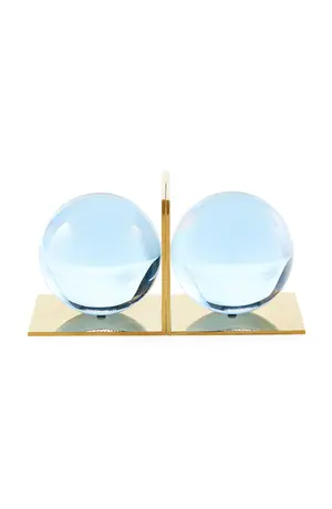 Jonathan Adler Globo Bookends - Blue