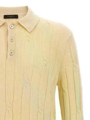 ZANONE Cable-knit Polo Shirt
