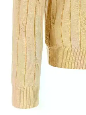 ZANONE Cable-knit Polo Shirt