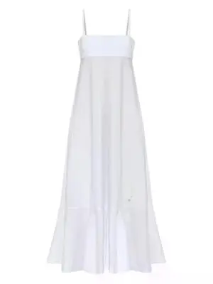 Moschino Embroidered Maxi Dress - White