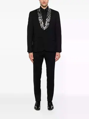 John Richmond Raw-edge Wool Trousers