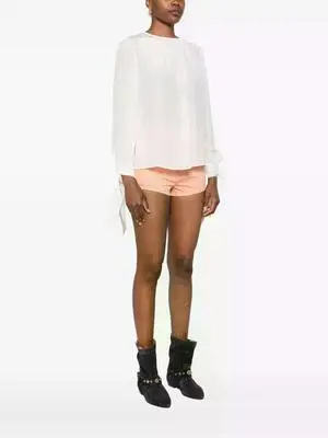 Max Mara Tied-cuff Blouse