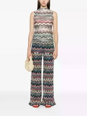 Missoni Embroidered-lace Palazzo Pants