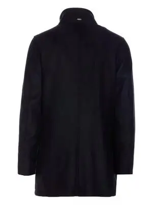 Herno Shearling-collar Zip-up Coat