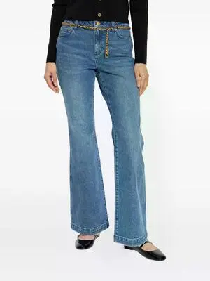 Michael Kors Chain-link Flared Jeans