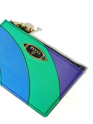 Emilio Pucci Iride-print Cardholder - Green