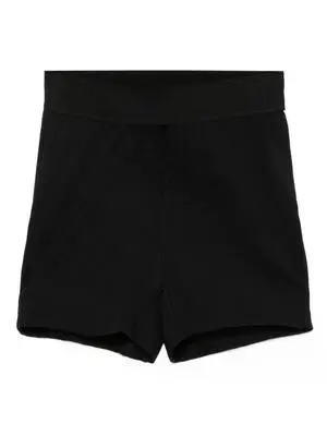 Wardrobe.NYC High-rise Shorts - Black