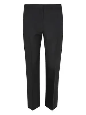 Alexander McQueen Wool Straight Leg Trousers