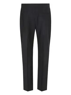 Alexander McQueen Wool Straight Leg Trousers